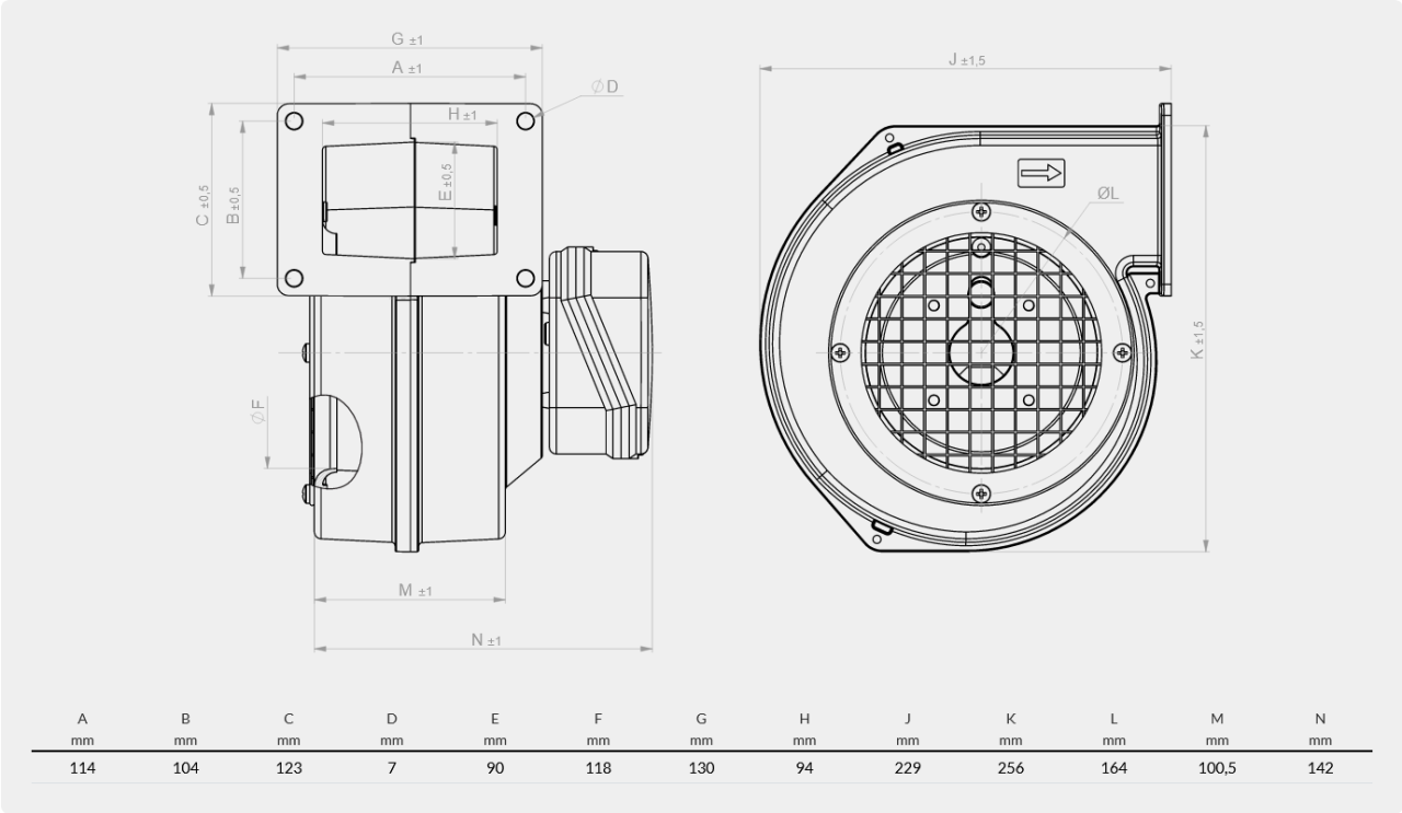 BVN - Ventilátor BDRAS 160-60 I - Ventilatorok